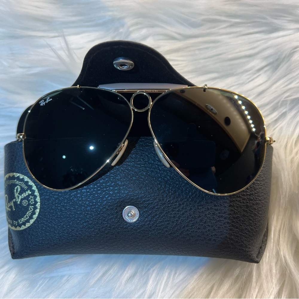 Authentic Unisex Aviator Style Rayban Sunglasses - Gem